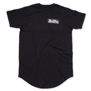 BLOCK LOWERCASE ROUNDED HEM TEE | 1897LB